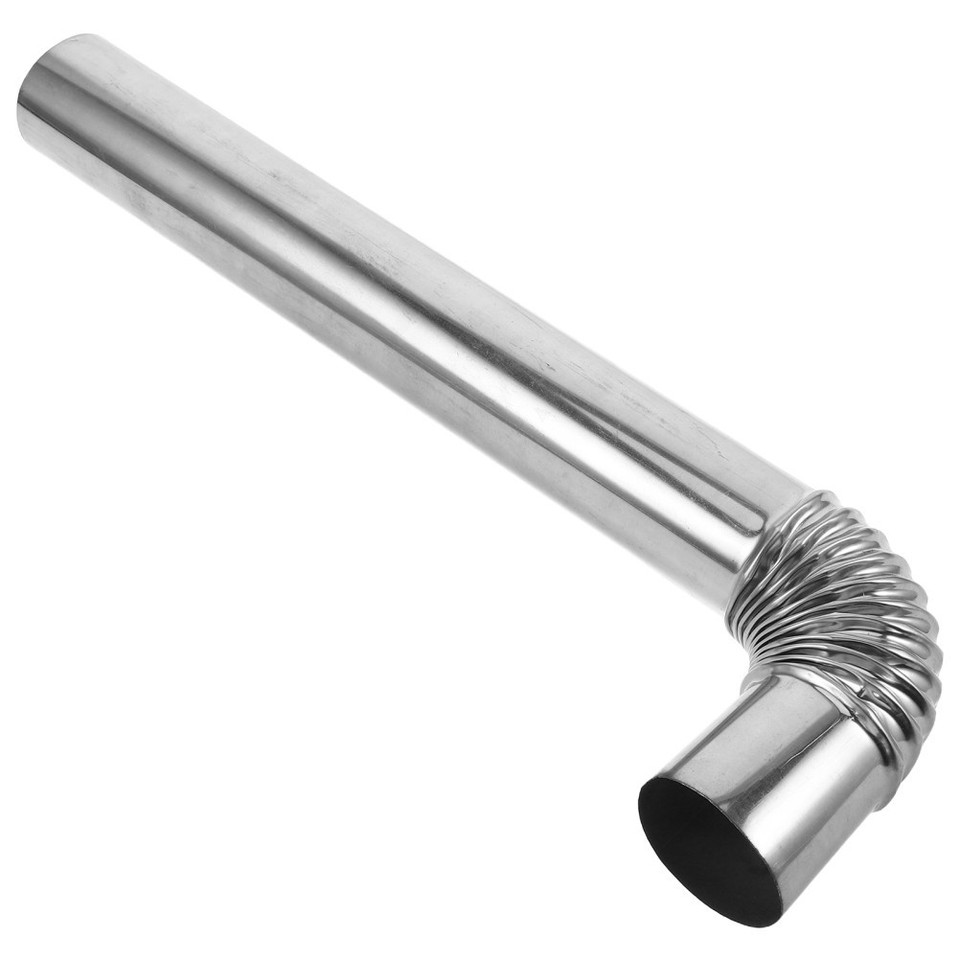 Heating Stove Pipe Elbow: Stainless Steel Chimney Flue Tube - Metal ...