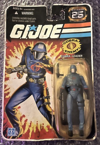 GI JOE 25th Anniversary Cobra Leader Cobra Commander FOIL Card, Card ...