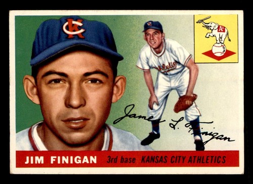 1955 Topps Baseball #14 Jim Finigan EX *j1 | eBay