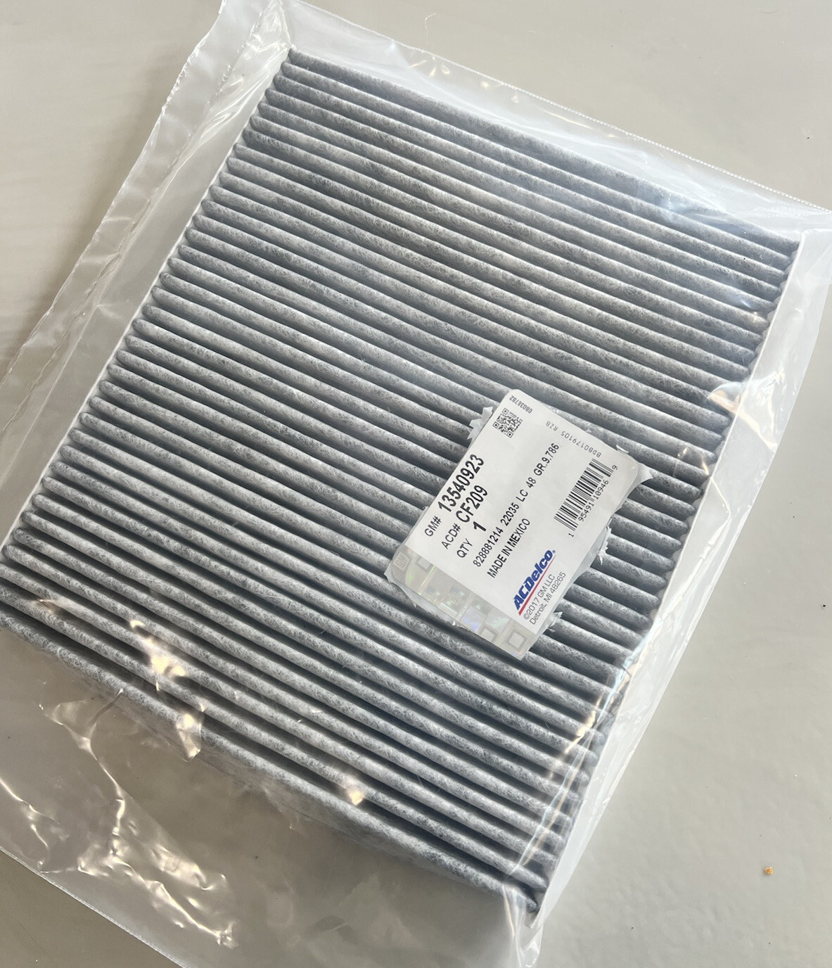 AC-DELCO CF185 - Air filter cross reference