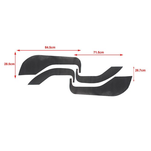 4Pcs Car Door Anti Kick Pad Protection Cover Trims For Ford Mustang ...