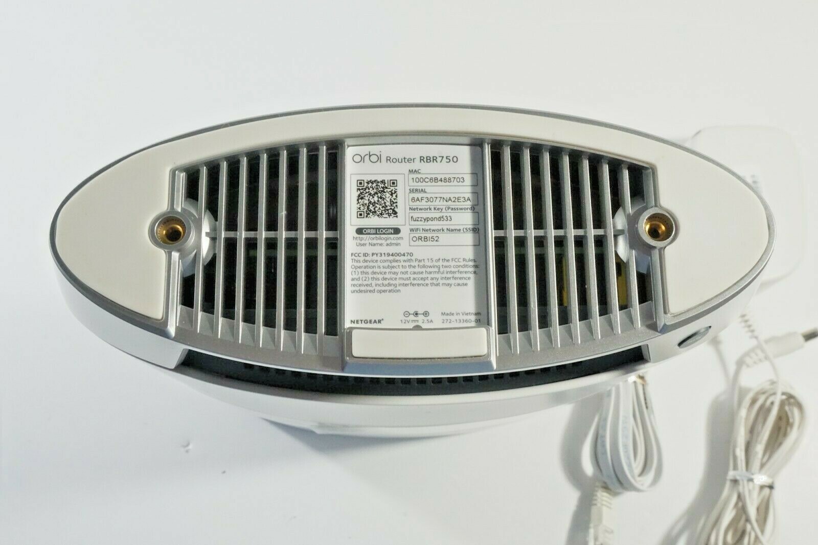 NETGEAR Orbi RBR750 Tri-Band Mesh Wi-Fi 6 Main Router, FREE 2-3 Day ...