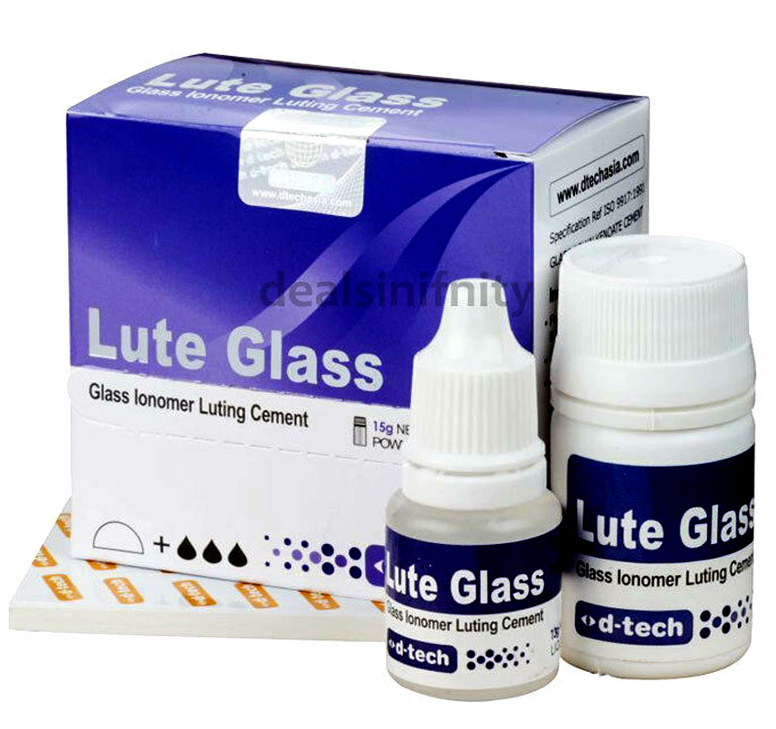 3 Pack Permanent Dental Cement Crown Bridge Veneer Luting Adhesive ...