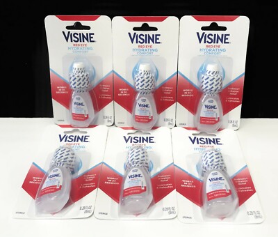 Visine Sterile Advanced: Redness Irritation Relief Eye Drops 6 packs ...