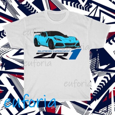 Corvette ZR1 Supercharged Logo T-Shirt Funny Size S to 5XL | eBay Australia