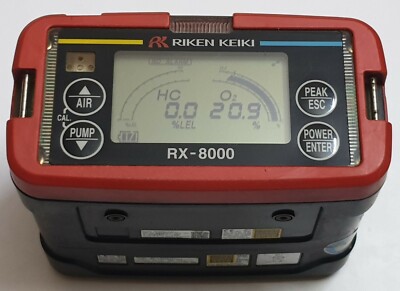 RIKEN KEIKI RX-8000 GAS DETECTOR HC,O2 | eBay