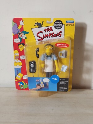 The Simpsons Moe World of Springfield Interactive Figure Playmates 2000 ...