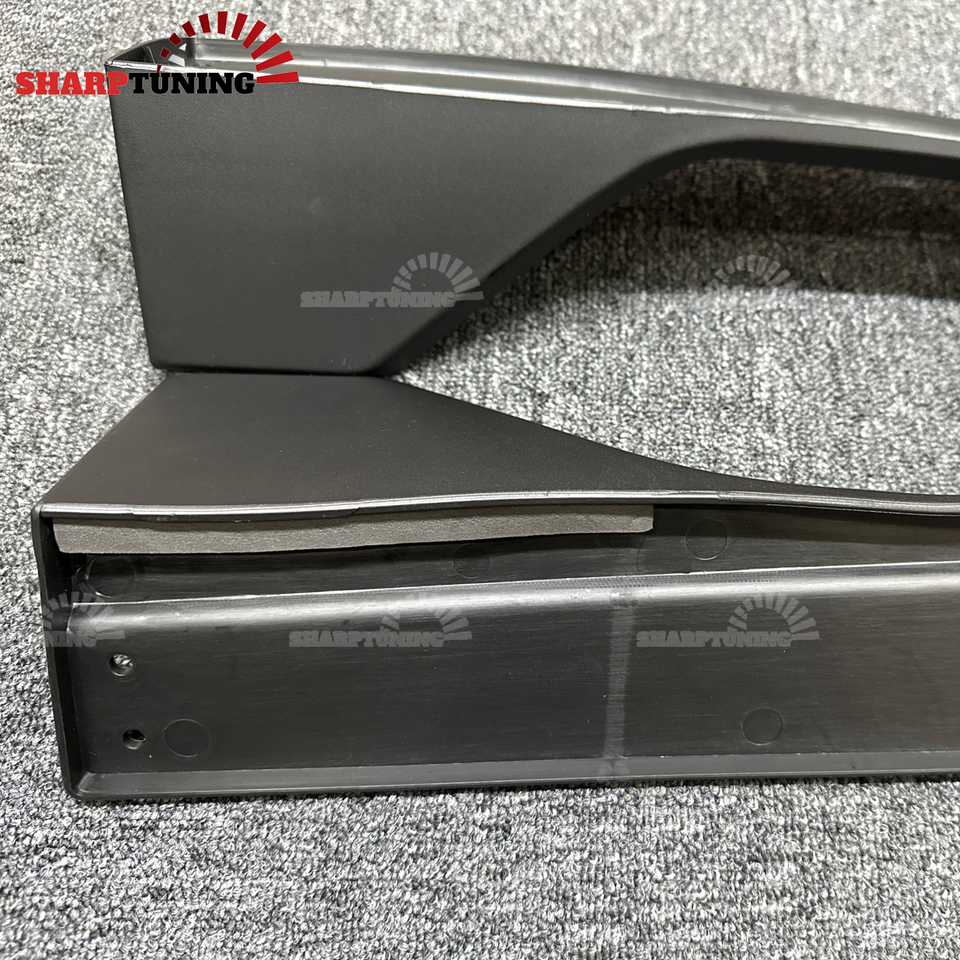 For 2015-23 Ford Mustang Side Skirt Extension Splitter W/ Winglet GT500 ...