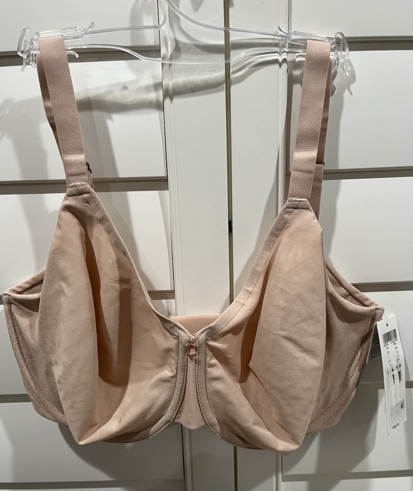 Chantelle Rose Comfort Chick Back Shaping Minimizer Bra Style 18J2 34 H ...