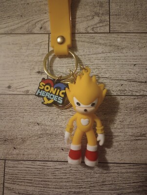 Sonic The Hedgehog Knuckles Sonic X Sonic Heroes Keychain Sega new ...