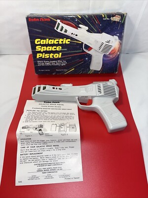 Vintage Radio Shack Galactic Space Pistol Sound & Light Gun in Box 60 ...