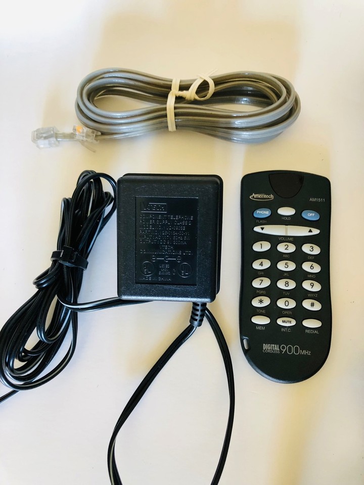 VTECH Ameritech AM1511 900 MHZ Range Max Cordless Headphone Corded ...