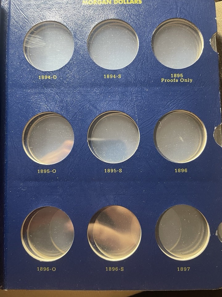 Whitman Morgan Silver Dollar Coin Album 1892-1921 | eBay