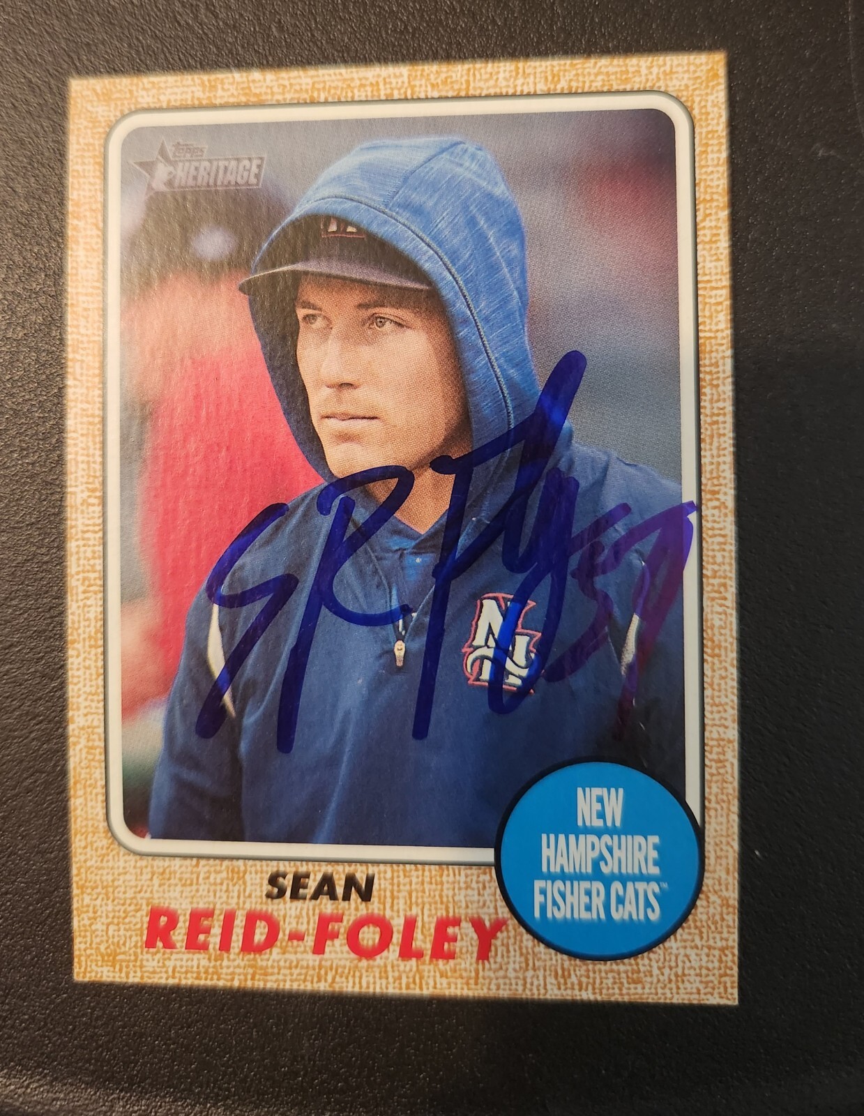 Sean Reid-Foley Autograph Signed 2017 Topps Heritage Toronto Blue Jays ...