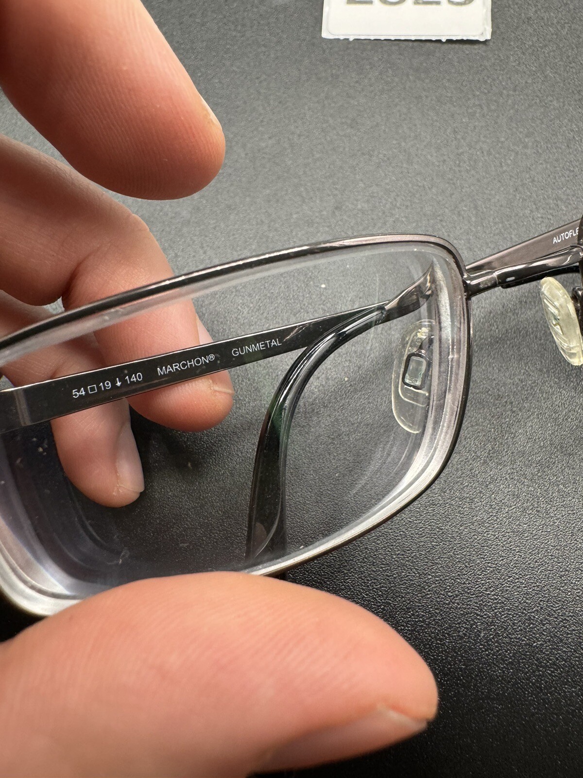 Marchon Eyeglasses Frames Mens AUTOFLEX 82 with Flexon Gunmetal 54-29 ...