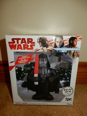 STAR WARS DARTH VADER CHRISTMAS INFLATABLE 3.5 FT TALL BRAND NEW FREE ...
