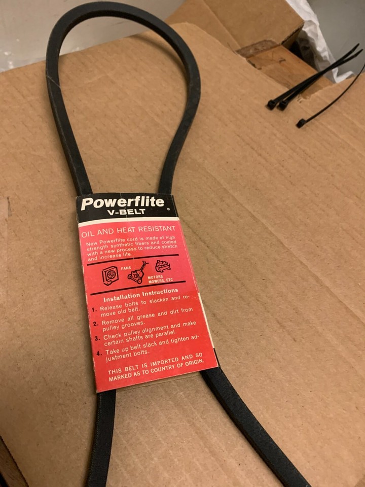 ONE GENUINE MASTER MECHANIC FRACTIONAL HORSEPOWER V-BELT 4L500 | eBay