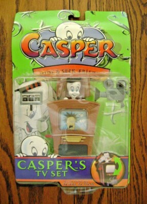 1997--CASPER Hide & Seek Friends "TV SET" (Action Figure) TrendMasters ...