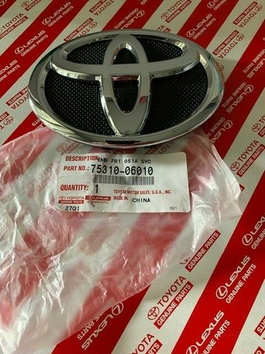 GENUINE OEM TOYOTA Front Radiator Grille Emblem 75310-06010 AVALON ...