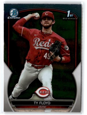2023 Bowman Draft Chrome 1st Bowman Ty Floyd Cincinnati Reds #BDC-155 ...