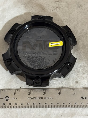 NEW MB Motoring Gloss Black Wheel Rim Hub Cover 6 Lug Cap 5372-61397 ...