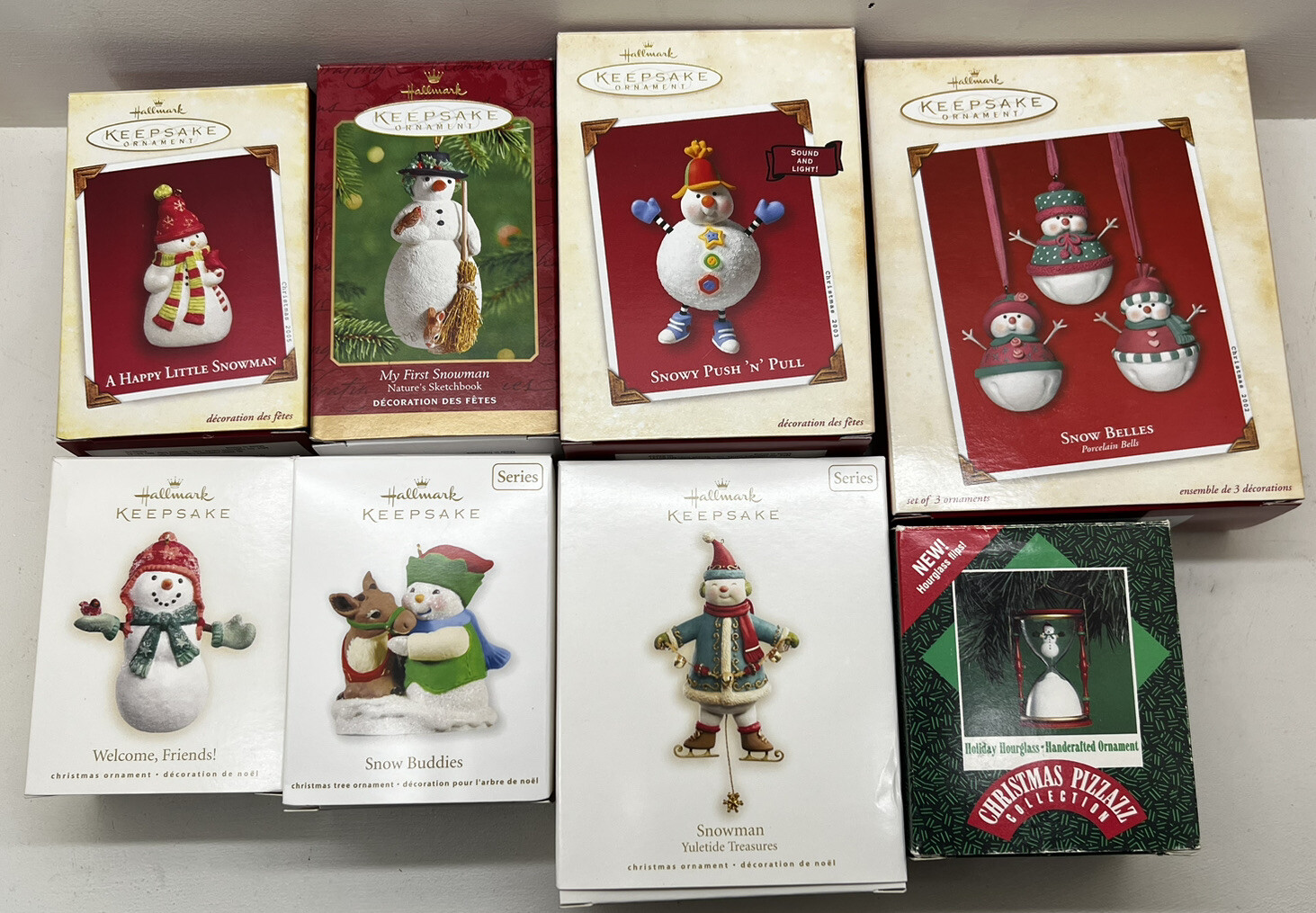 Hallmark Snowman Lot Of 8 | eBay