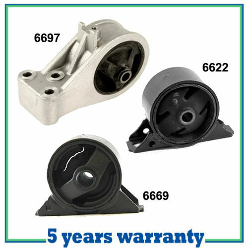 Engine Motor Mount M1019 99-02 For Mitsubishi Mirage 1.5L Kit Set 3 ...