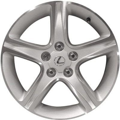 17" LEXUS IS300 WHEEL RIM FACTORY OEM 74157 2001-2005 MACHINED SILVER ...