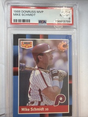 1988 Donruss - Mvp Mike Schmidt #BC-4 | eBay