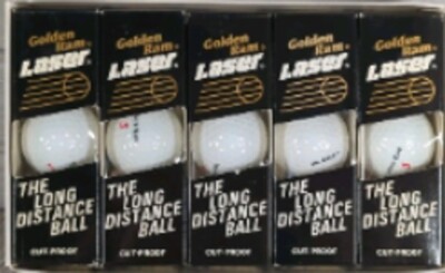 Golden Ram Laser 392 Golf Balls - 15 "The Long Distance Ball" Cut-Proof ...