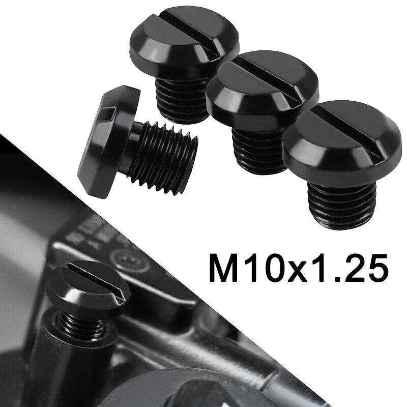4pcs M10x1.25 Motorcycle Mirror Hole Plugs Screws Bolts Cap For FZ07 ...