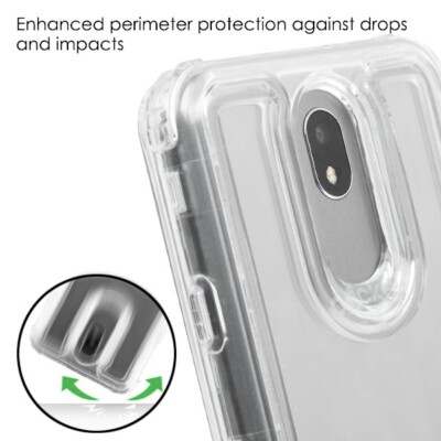 For LG K30 2019 / X320 - Hard Hybrid Armor Impact Case Cover ...