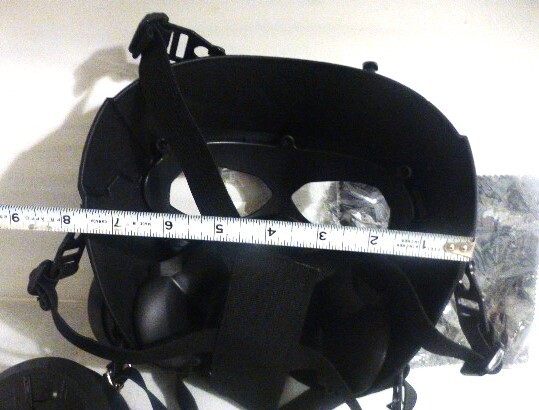 NEW Black PAINTBALL MASK 3 Volt DC Fan Sleeve Bearing Protective Mask ...