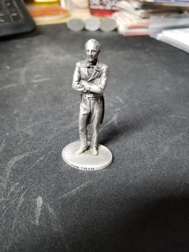 John Tyler 10th President Danbury Mint Pewter Collection by David LaRocca Tint | eBay