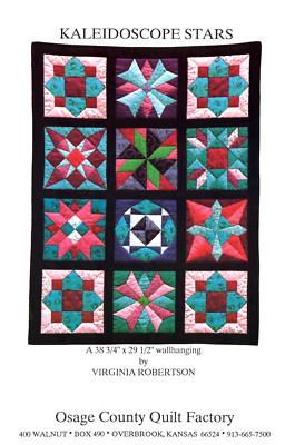 Kaleidoscope Stars Osage Co. Quilt Factory ~ Virginia Robertson ~ 38.75 ...