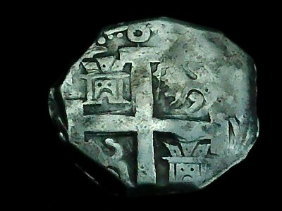 Chunky 1742 Spanish Colonial Silver Clipped 8 real Hammered Treasure ...