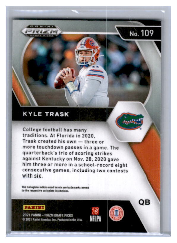 2021 Panini Prizm Draft Picks Collegiate #109 Kyle Trask | eBay