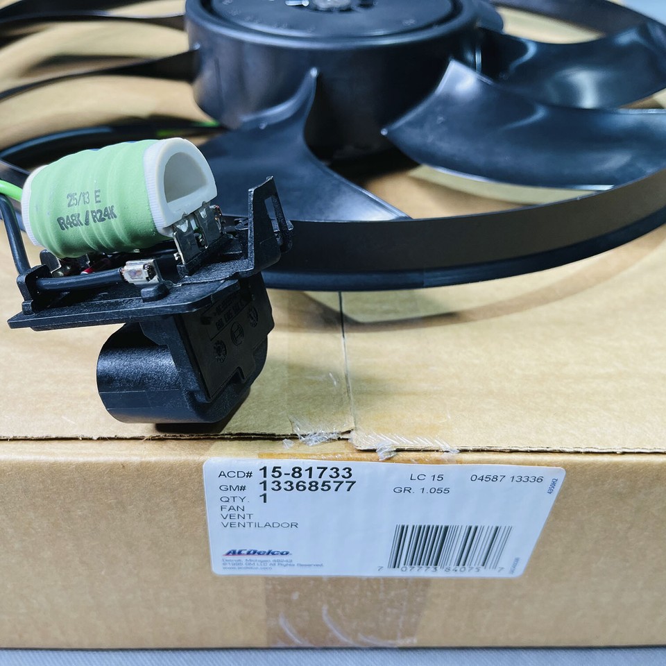 ACDelco GENUINE Engine Cooling Fan NEW For Chevrolet Cruze Limited ...