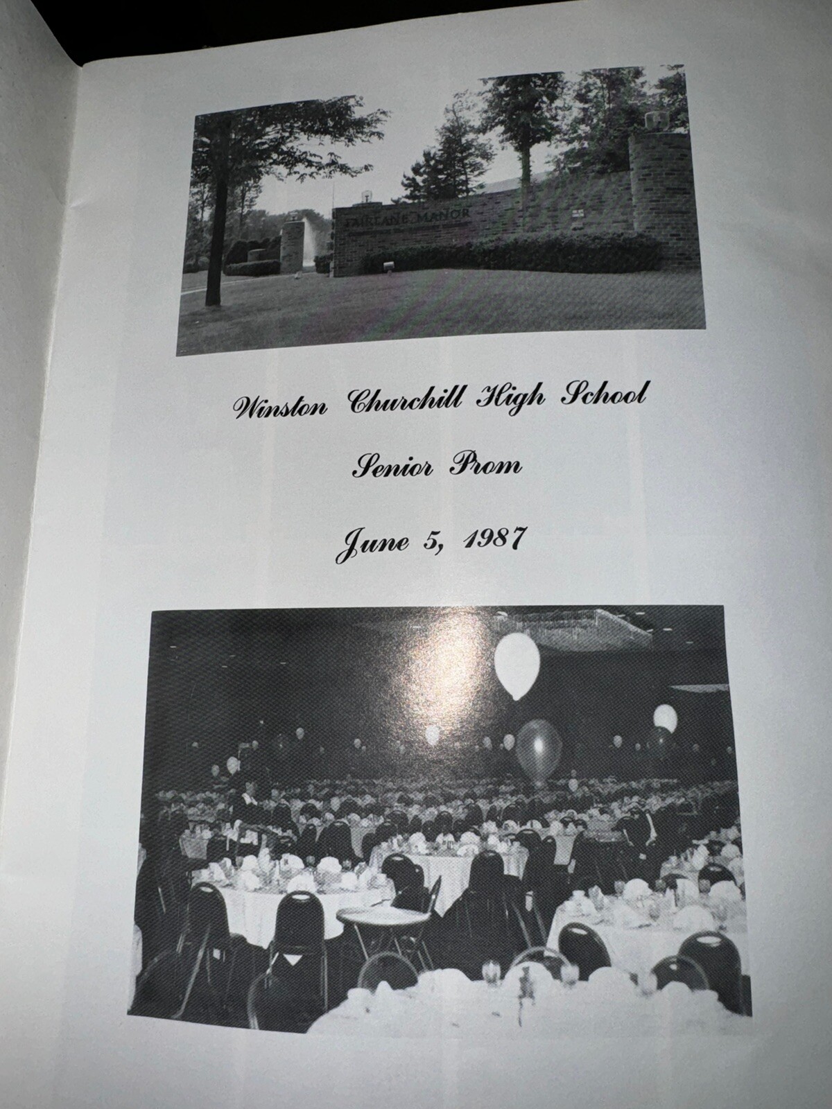 Winston Churchill High School Senior Prom 1987 Booklet | eBay