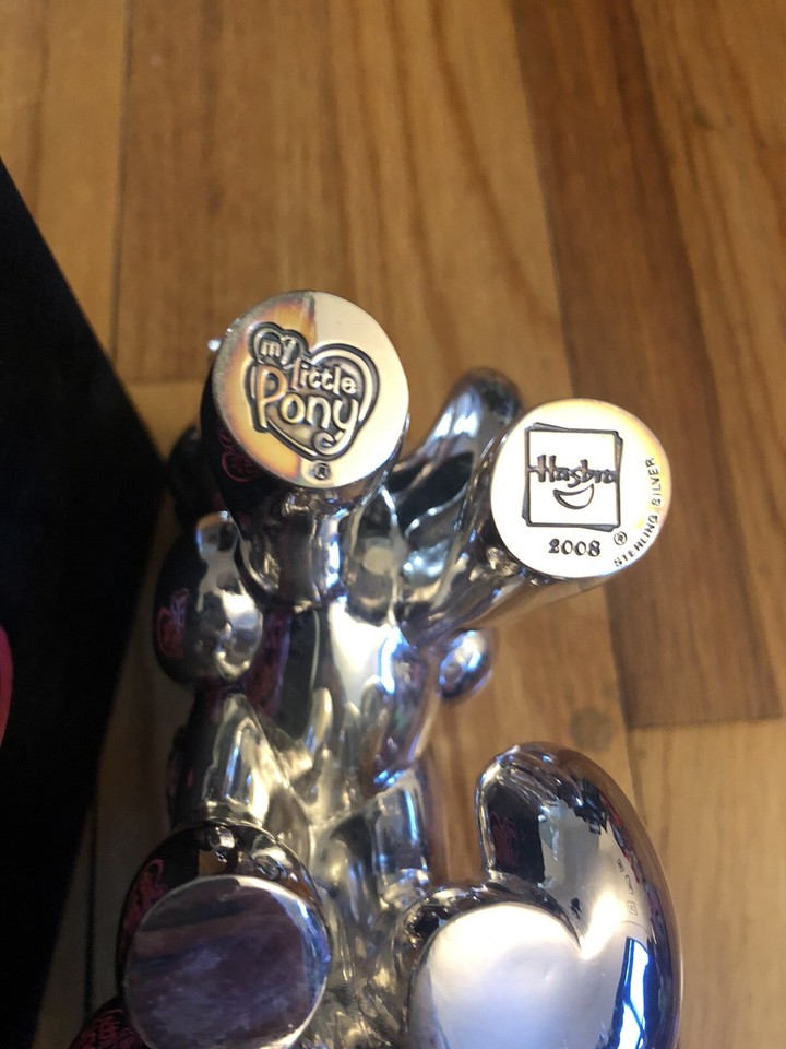 Sterling Silver MY LITTLE PONY Ingrid Dragotta Hasbro MLP Figurine Box ...