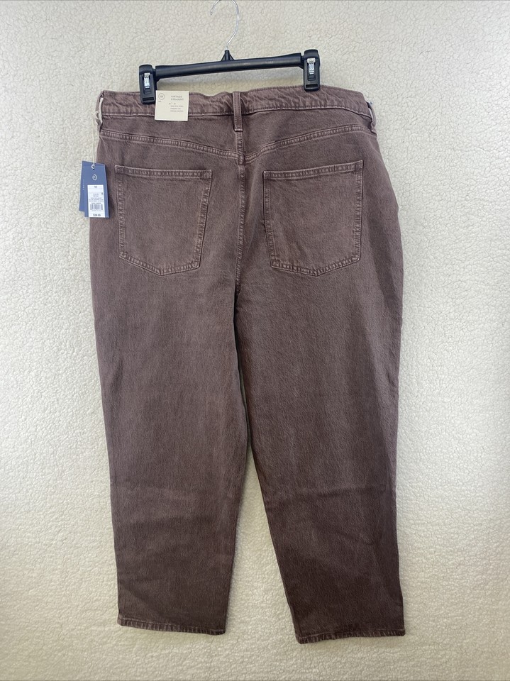 Universal Thread Women's Rust Vintage Straight Cropped Jeans Size 18 ...