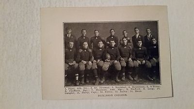 Dickinson College PA 1908 Football Team Picture VERY RARE | eBay