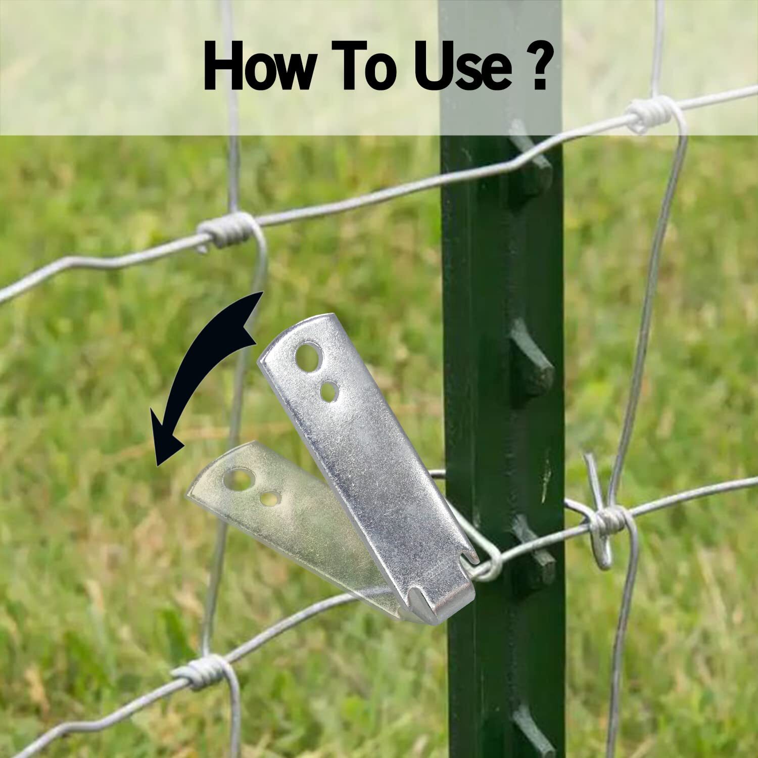 2 Pack Fence Wire Twister for T Post Clips Fencing Wire Barb Wire ...