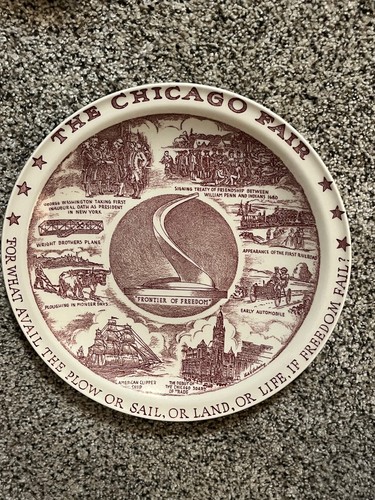 Chicago Fair of 1950 Collector's Plate | eBay