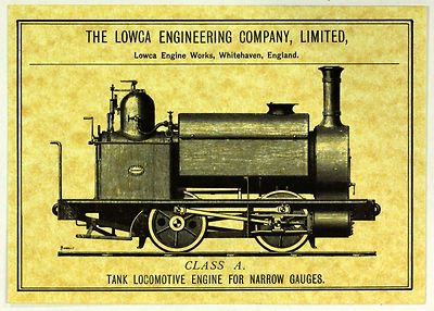 NEW Lowca Engineering Company Locomotive Whitehaven West Cumbria ...