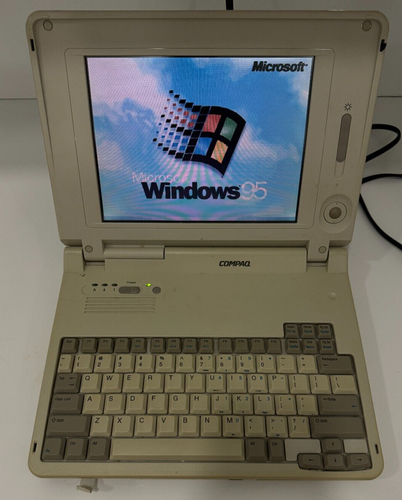 Vintage Compaq LTE Elite Laptop Series 2850B Tested Working Windows 95 ...