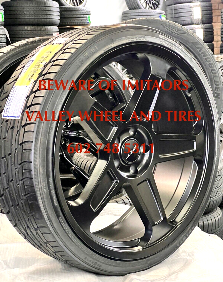 22" DODGE CHARGER CHALLENGER SRT HELLCAT W BODY DEMON WHEELS RIMS TIRES ...