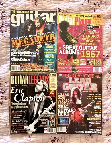 Lot Of 13 Vintage Guitar Magazines Premier World Slash Pantera Slayer ...