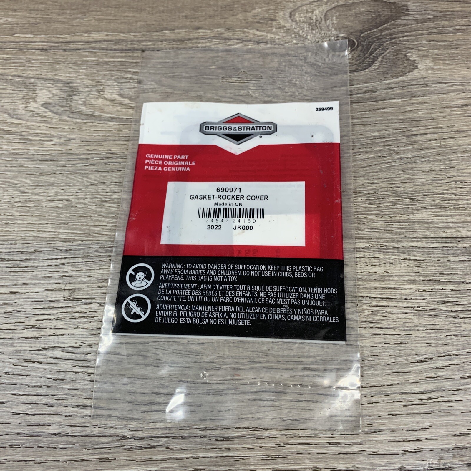 Briggs & Stratton 690971 Rocker Cover Gasket Genuine Nos Oem Part | eBay