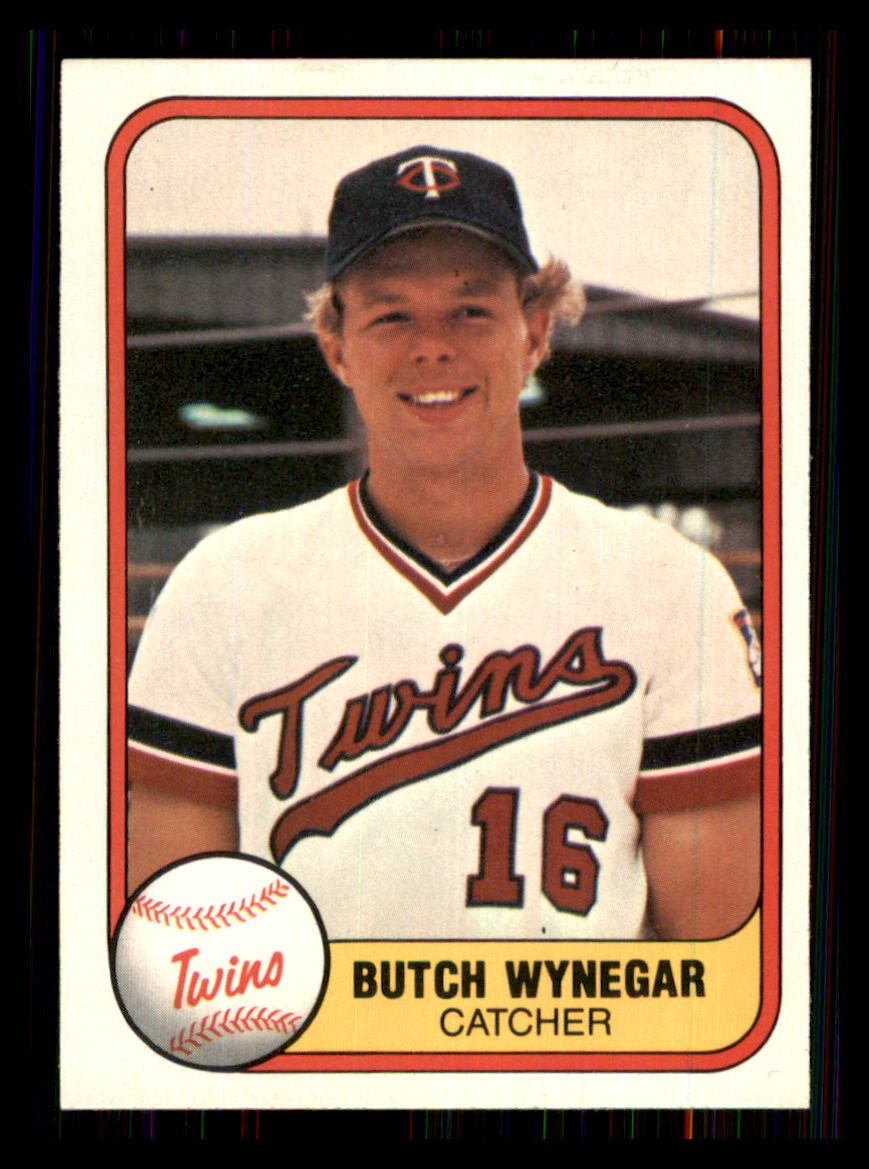 1981 BASEBALL 1981 Fleer Butch Wynegar Minnesota Twins #558 1 | eBay